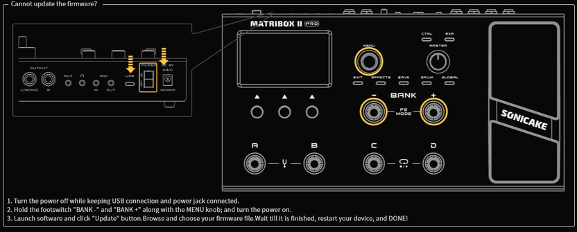 Sonicake Matribox II Pro Multi Effects Processor (QME-200)