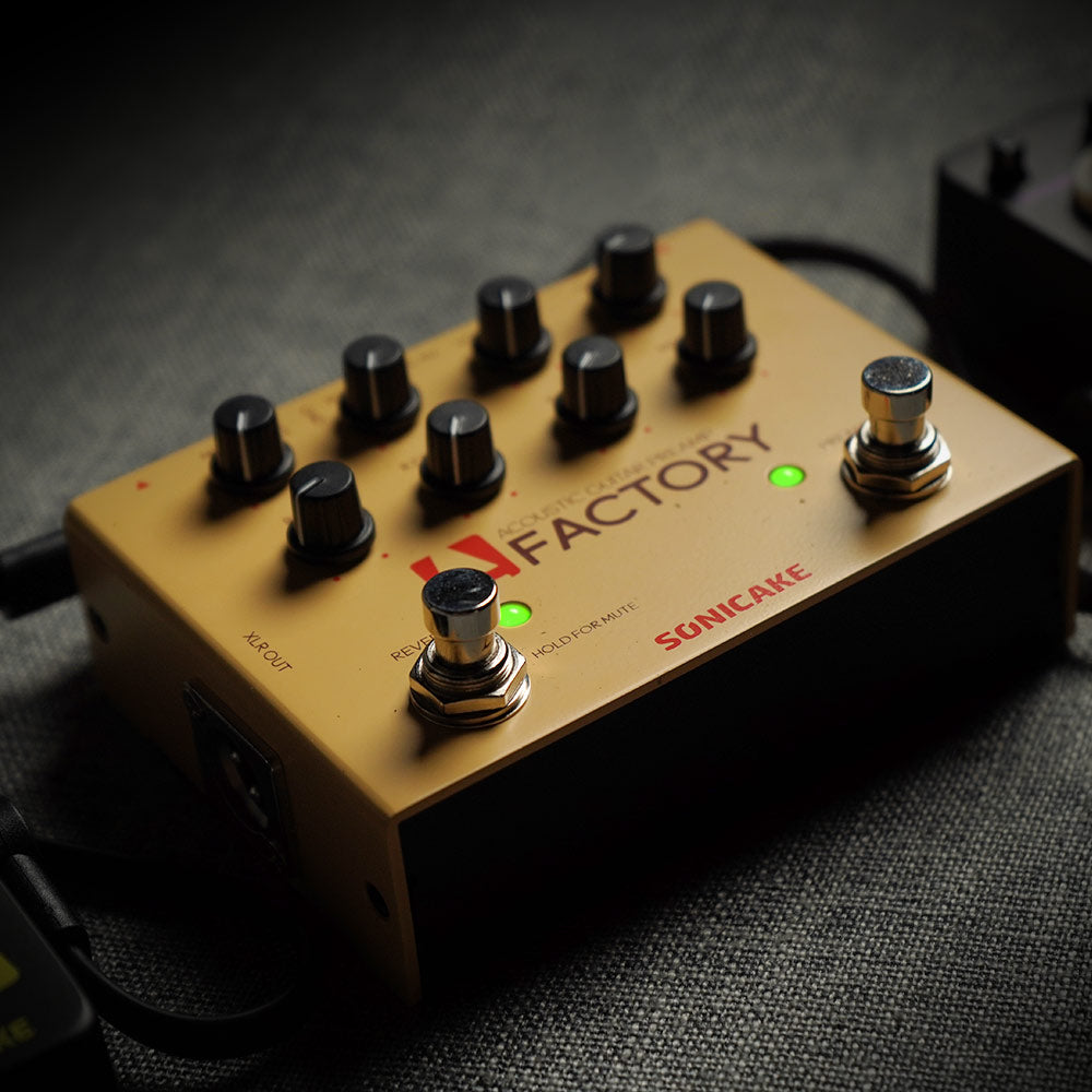 SONICAKE A Factory: Acoustic Instruments Preamp with Digital Reverb