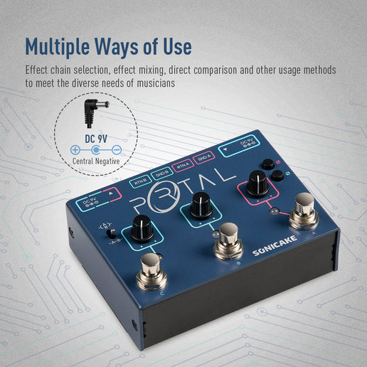 Sonicake Portal Active Signal Mixer, Parallel and Series Line Selector