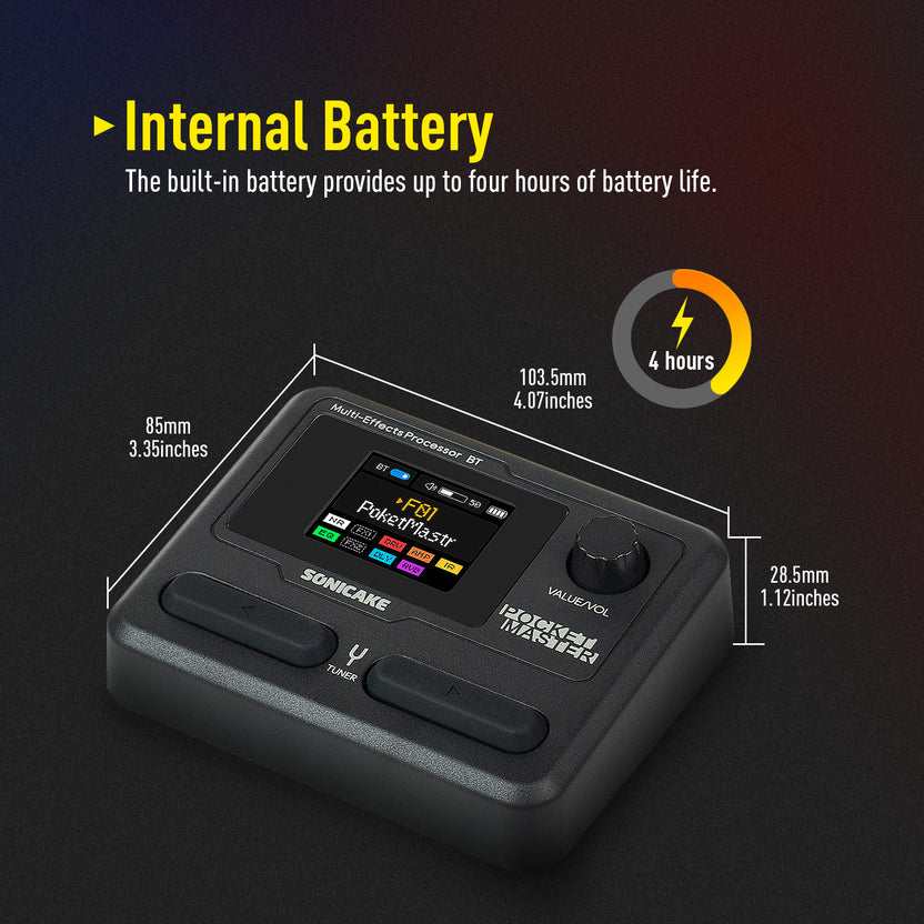 Sonicake Pocket Master Compact Multi-effects Processor (QME-10)