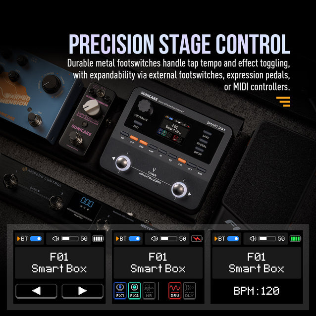 Sonicake Smart Box Compact Multi Effects Processor for Stage (QME-20)