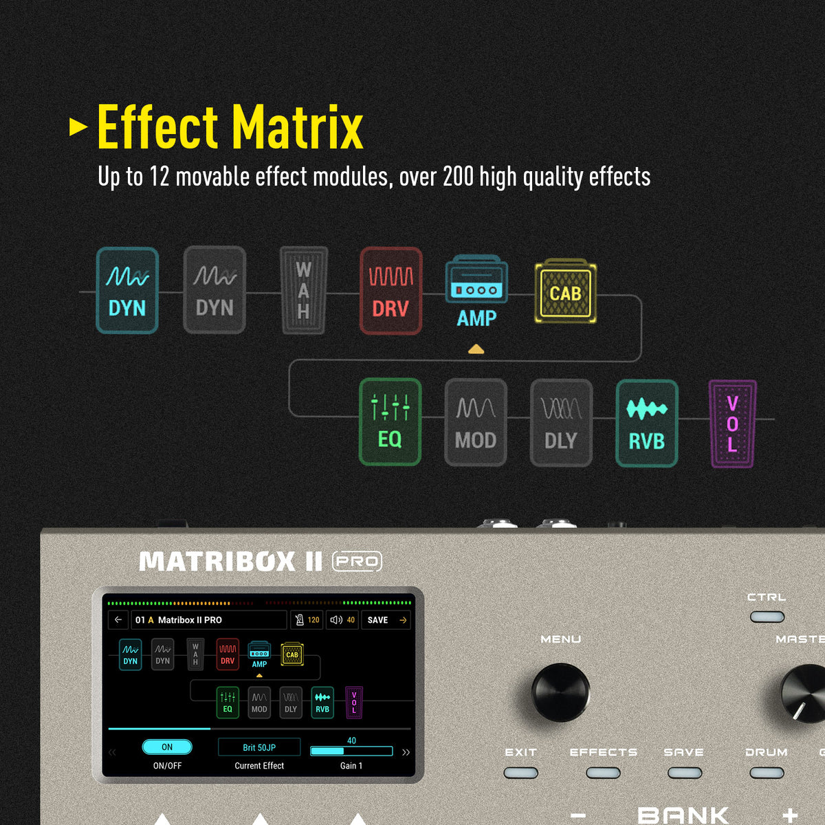 Sonicake Matribox II Pro Multi Effects Processor (QME-200)