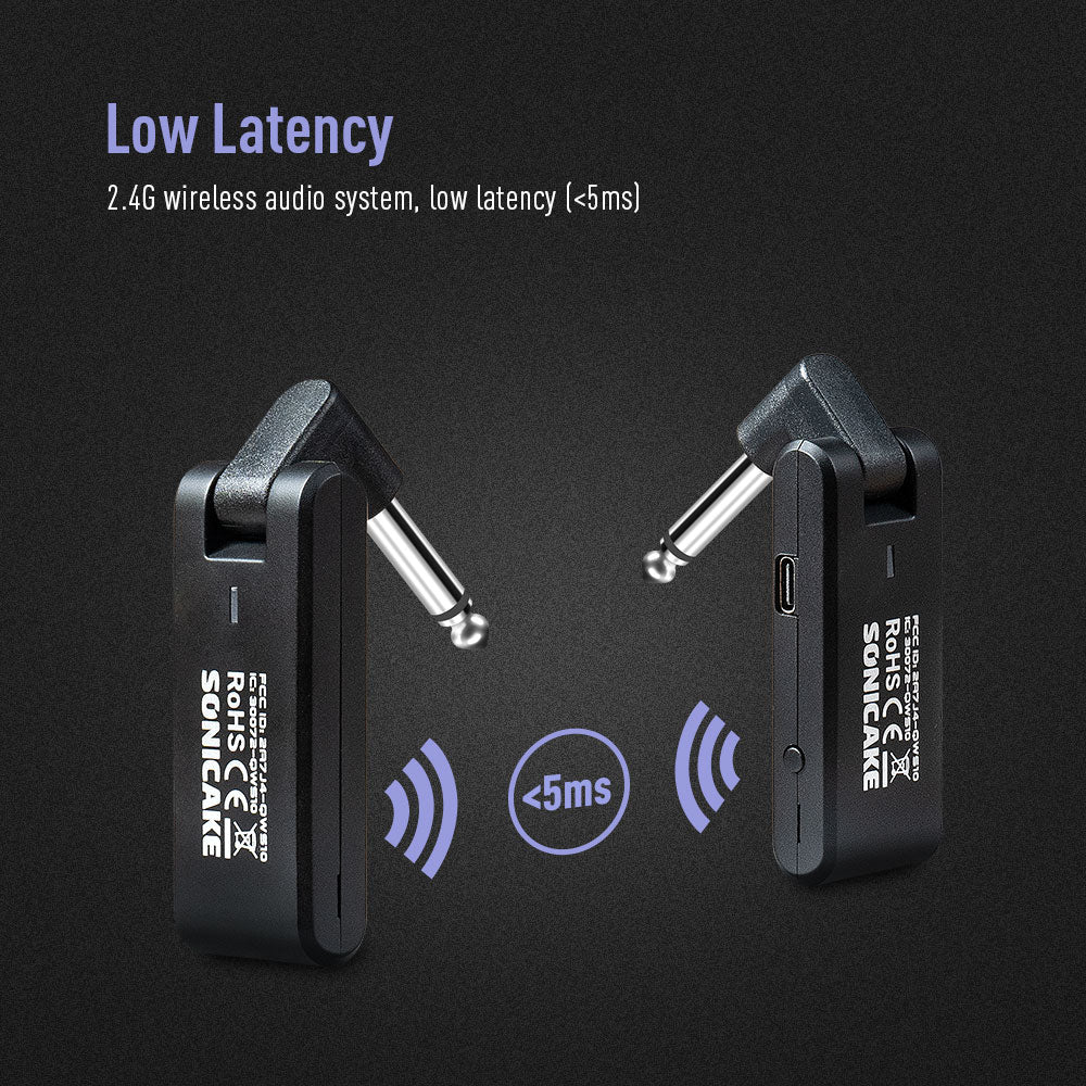 2.4G Wireless Guitar System for Guitar Bass Electric Instruments