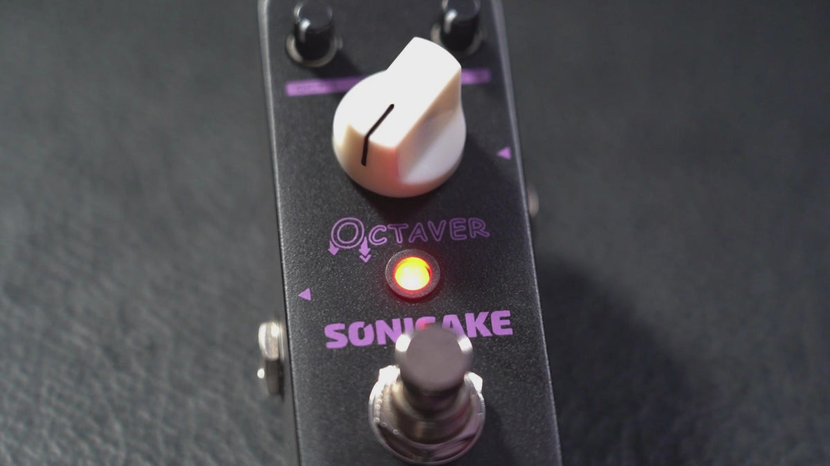 SONICAKE Octaver - Analog Classic Octave Guitar Bass Effects Pedal
