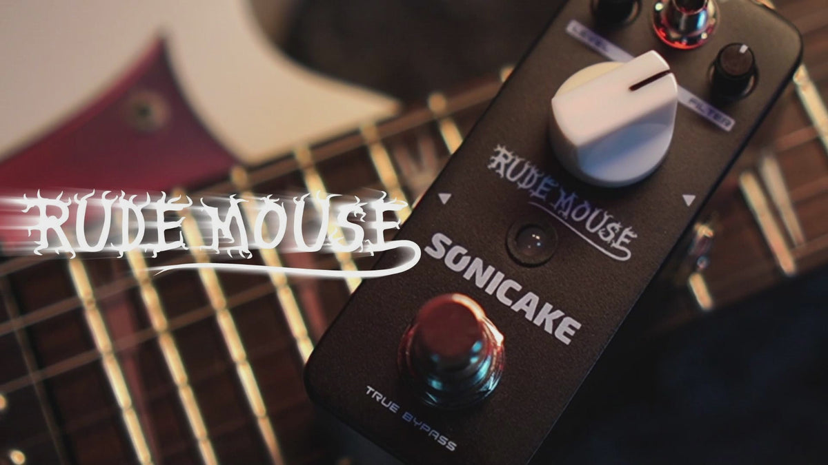 Rude Mouse Underground Distortion Guitar Bass Effects Pedal - SONICAKE