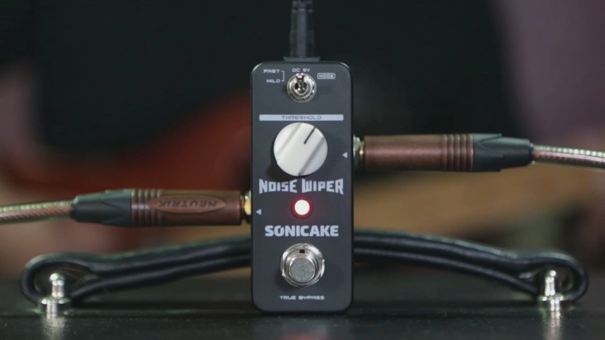 SONICAKE Noise Wiper True Bypass Noise Gate Guitar Bass Effects Pedal