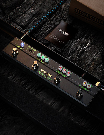 Sonicake Sonic Wood Acoustic Guitar Multi Effects Pedal Preamp DI Box