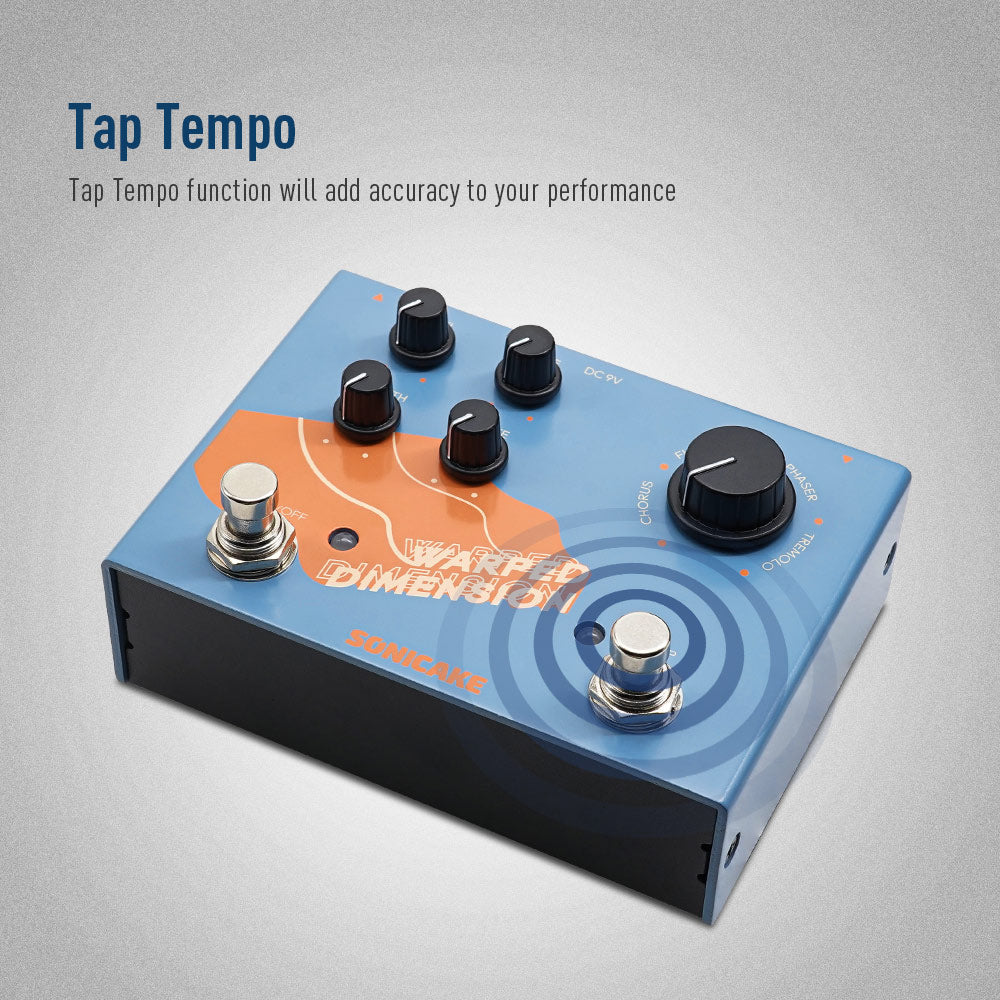 Warped Dimension Digital Modulation Guitar Effects Pedal - SONICAKE