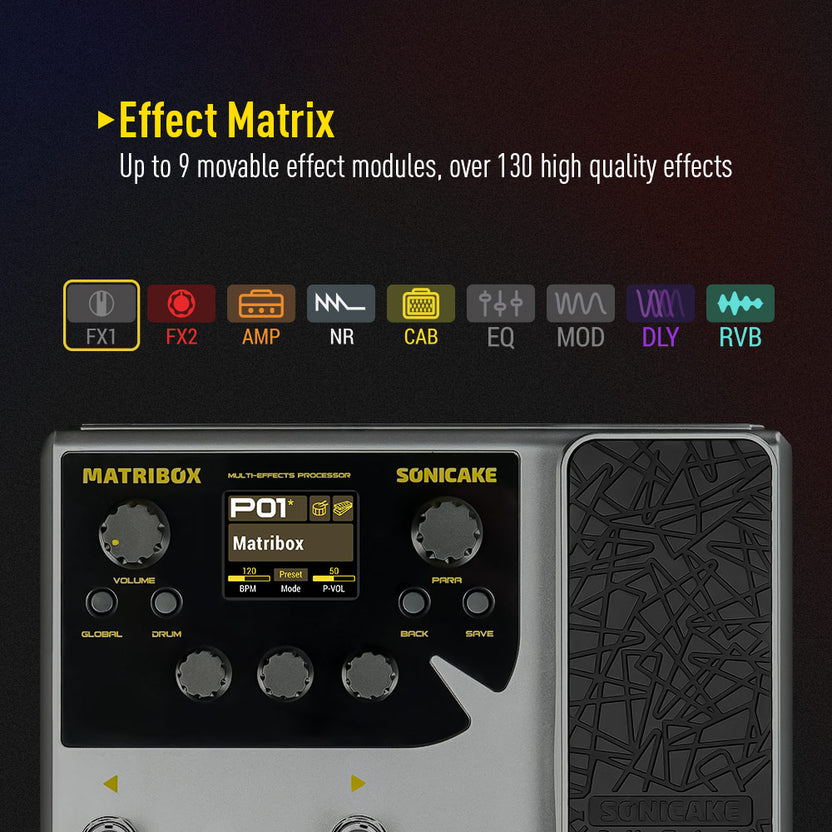 SONICAKE QME-50 Matribox Multi-effects Processor